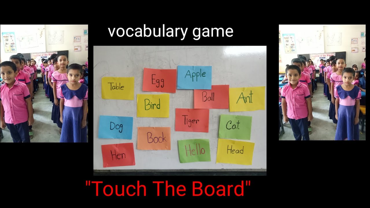 #Learn Vocabulary#Touch The Board " game.#Class:One - YouTube