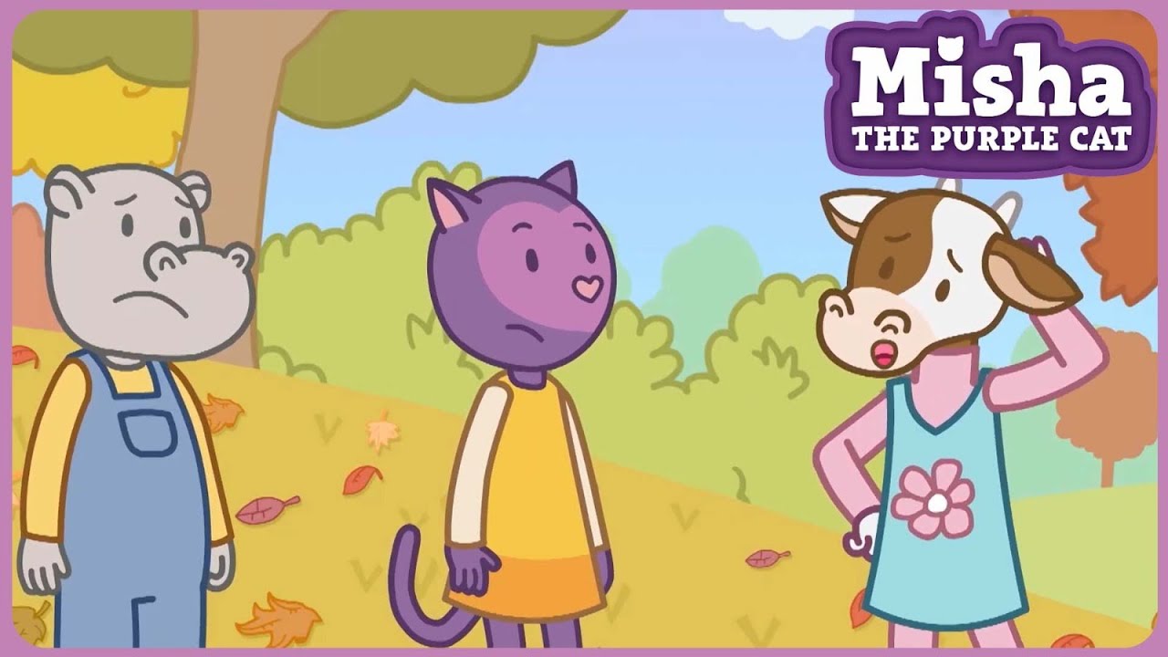 Misha The Purple Cat | English Moral Stories | 18 | Misha La Gata ...