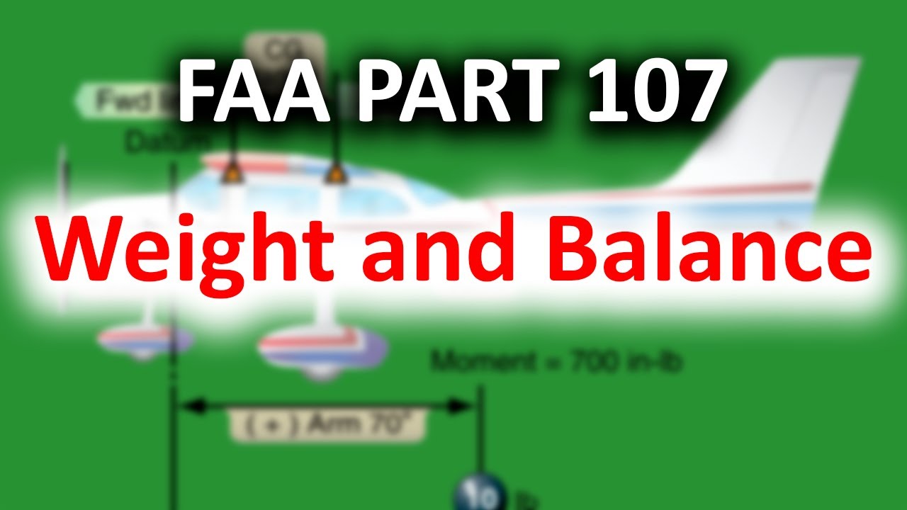 Center of Gravity, Weight and Balance Explained | FAA Part 107 Exam ...