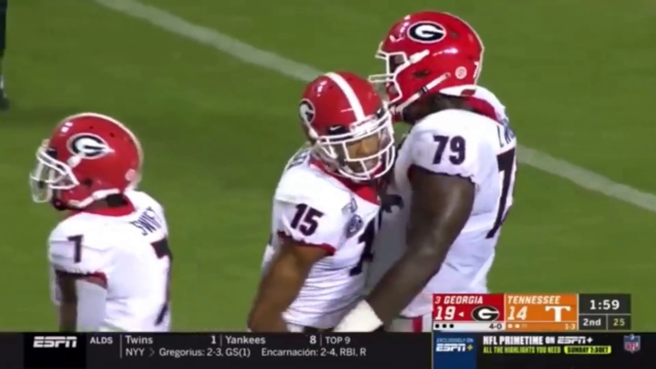 LAWRENCE CAGER HIGHLIGHTS - ALL 2019 CATCHES - #15 GEORGIA FOOTBALL ...