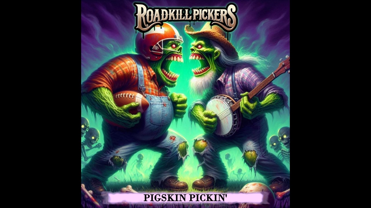 Pigskin Pickin' 🦝 Roadkill Pickers 🪕 Banjo Metal 🏈 Zombie Football 🎻 ...