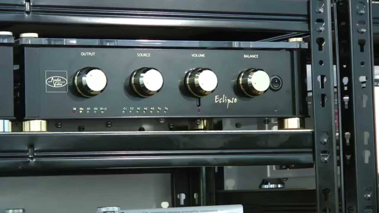 Audiovalve amplifier displayed on the audio highend show 2015 in munich ...