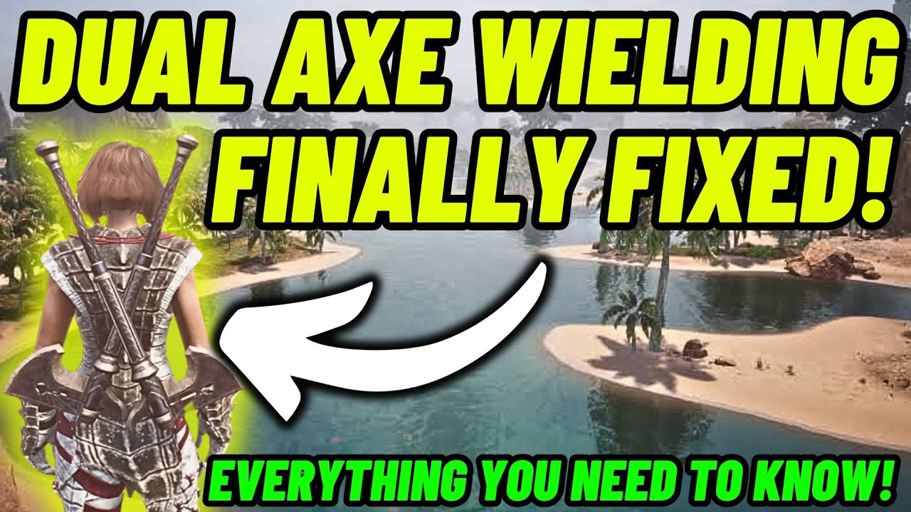 Dual AXE wielding Finally fixed for thralls! Conan Exiles - YouTube