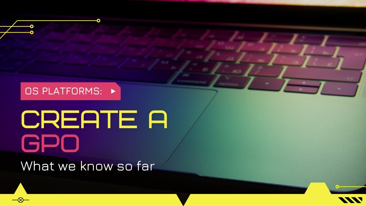 How to create a GPO - YouTube