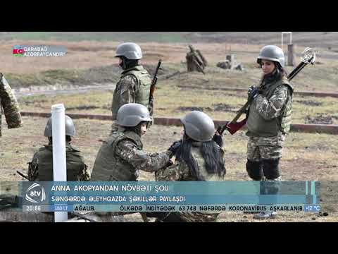Ermənistanın baş nazirinin arvadı növbəti şousunu göstərib (07.11.2020)