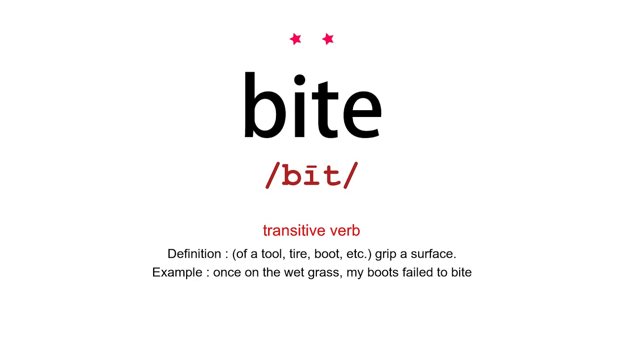 How to pronounce bite - Vocab Today - YouTube