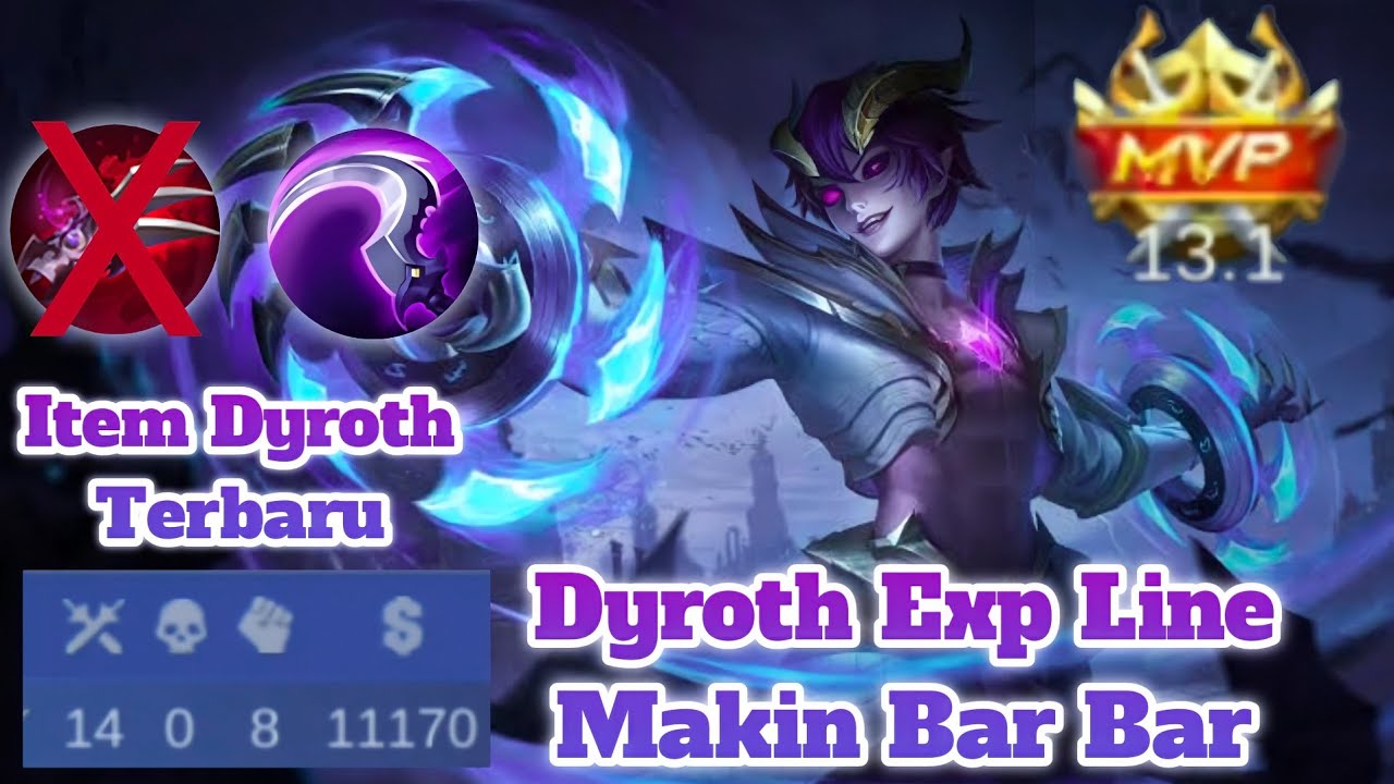 CARA MAIN DYROTH EXP LINE BAR BAR | ITEM DYROTH TERBARU | GAMEPLAY ...