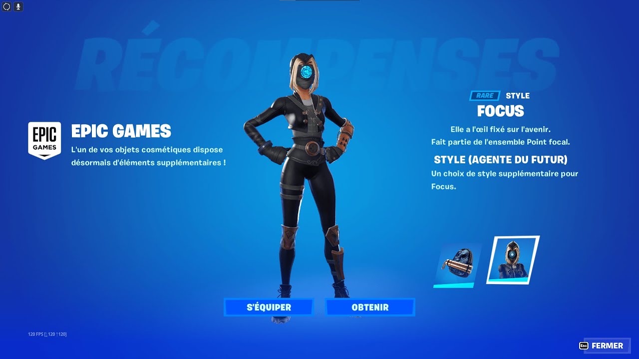 JE DEBLOQUE LA NOUVELLE VARIANTE DU SKIN *FOCUS" SUR FORTNITE! - YouTube