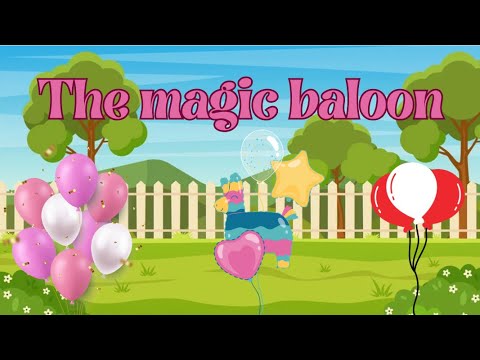 The magic ballon | kids rhymes | kids learning video | preschool ...