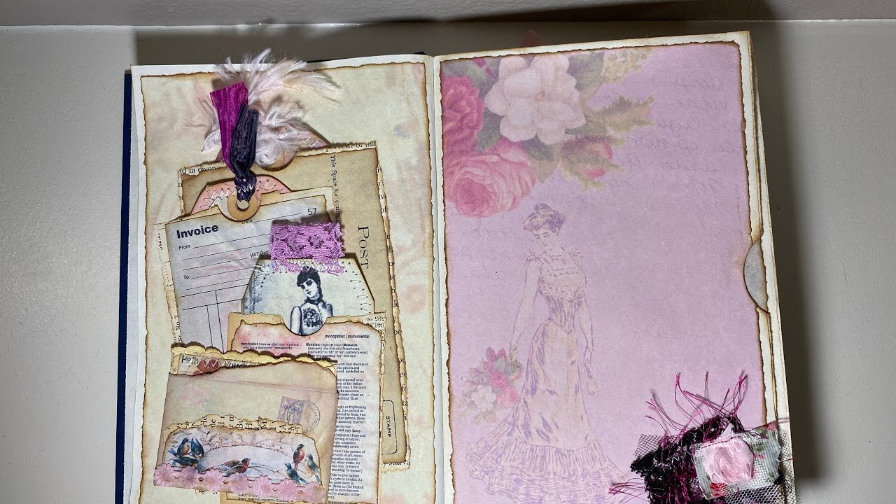 Starting Altered Book Journal - YouTube