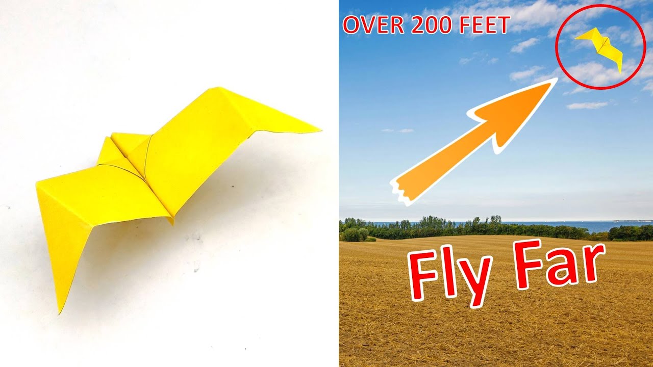 How to Make Paper Things | Paper Plane That Flies Far | Easy Paper ...