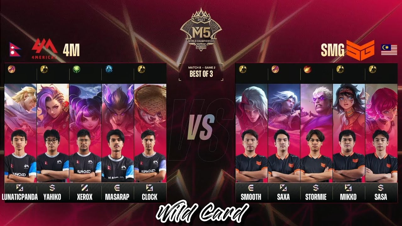 SMG VS 4M ( 2 - 0 ) BO3 Game 2 Match 8 Fase Wild Card | Kejuaraan Dunia ...