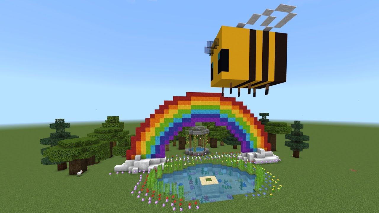 Minecraft Build Beautiful Destruction - YouTube