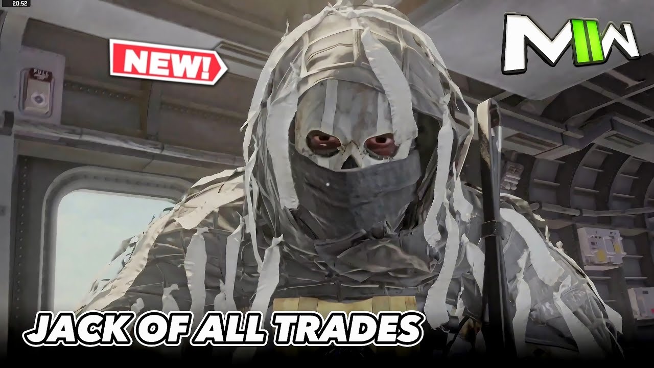 New Ghost Skin JACK OF ALL TRADES Cod Warzone Victory Cutscene - YouTube