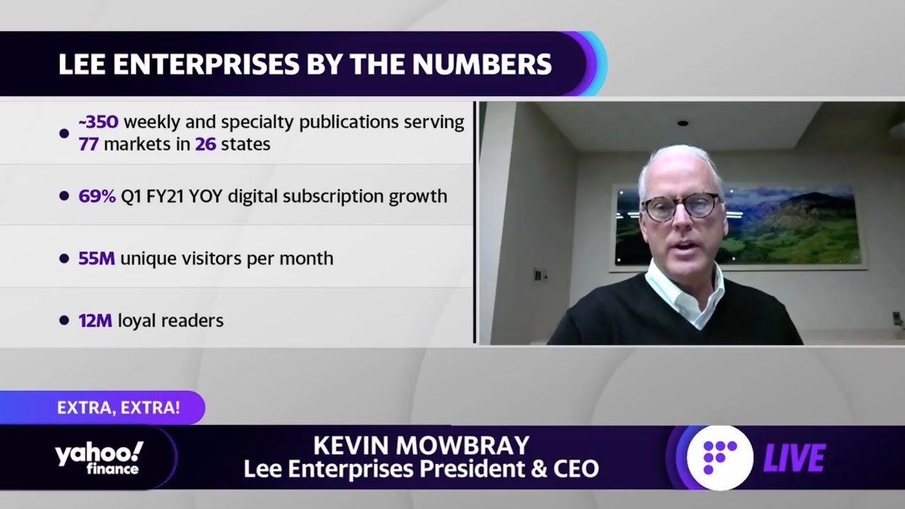 Lee Enterprises CEO discusses purchasing Warren Buffett's newspaper ...
