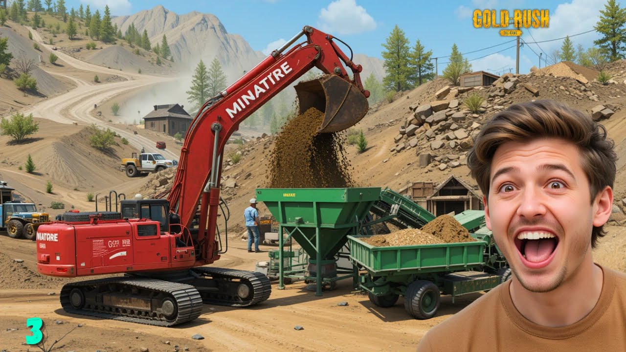 How Can Make BIG Money Mobile Wash Plant? | Gold Rush Gameplay [3] # ...