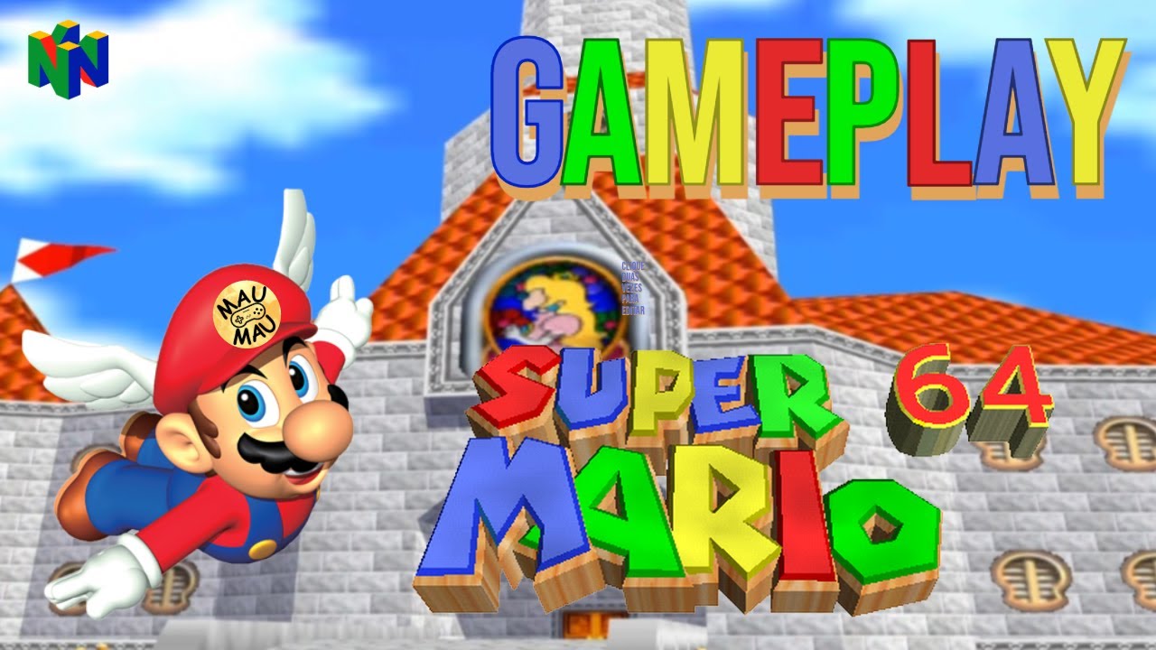 Super Mário 64 - Nintendo 64 Gameplay Completo - YouTube