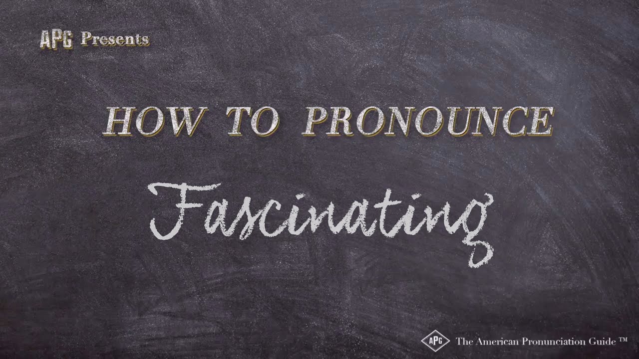 How To Pronounce Fascinating Real Life Examples YouTube how-to-pronounce-fascinating-real-life-examples-youtube