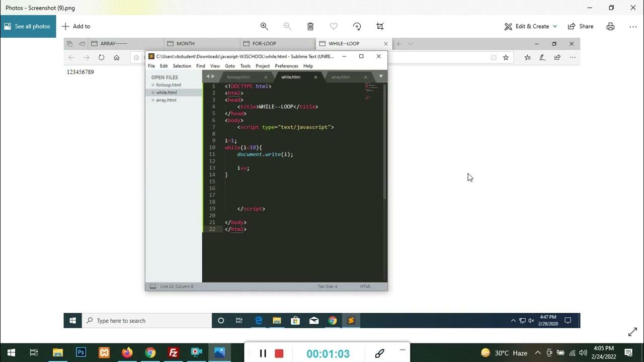 Javascript Array While Forloop Functions Js Jquery Library Codejavascriptforloopjsjquery
