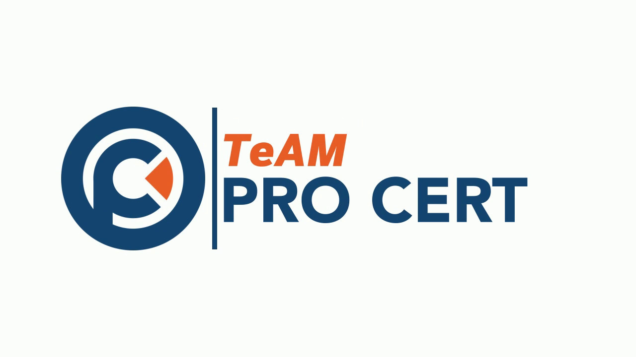 TeAM ProCert Logo Intro Demo Video - YouTube