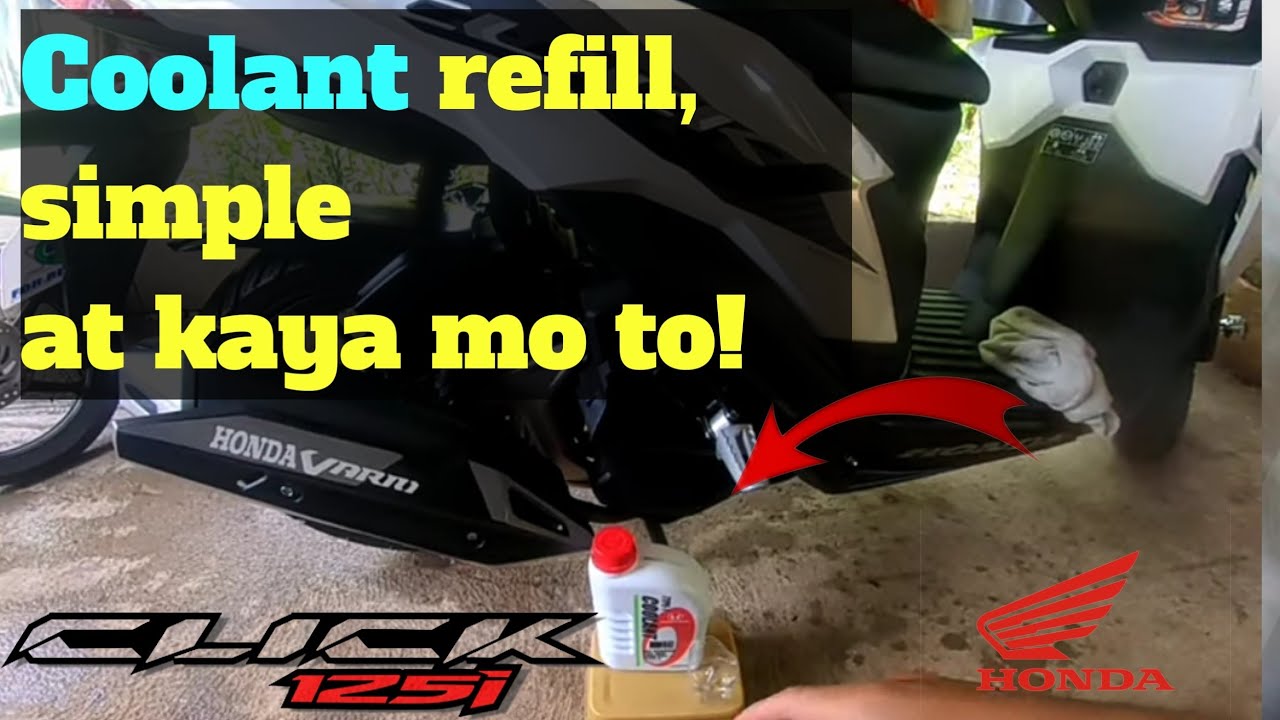 Click 125i version 3 Coolant Refill step-by-step #hondaclickv3 # ...