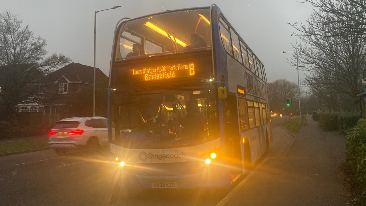 Decent Kickdown | Stagecoach South East | 15436 KX08KZD - YouTube