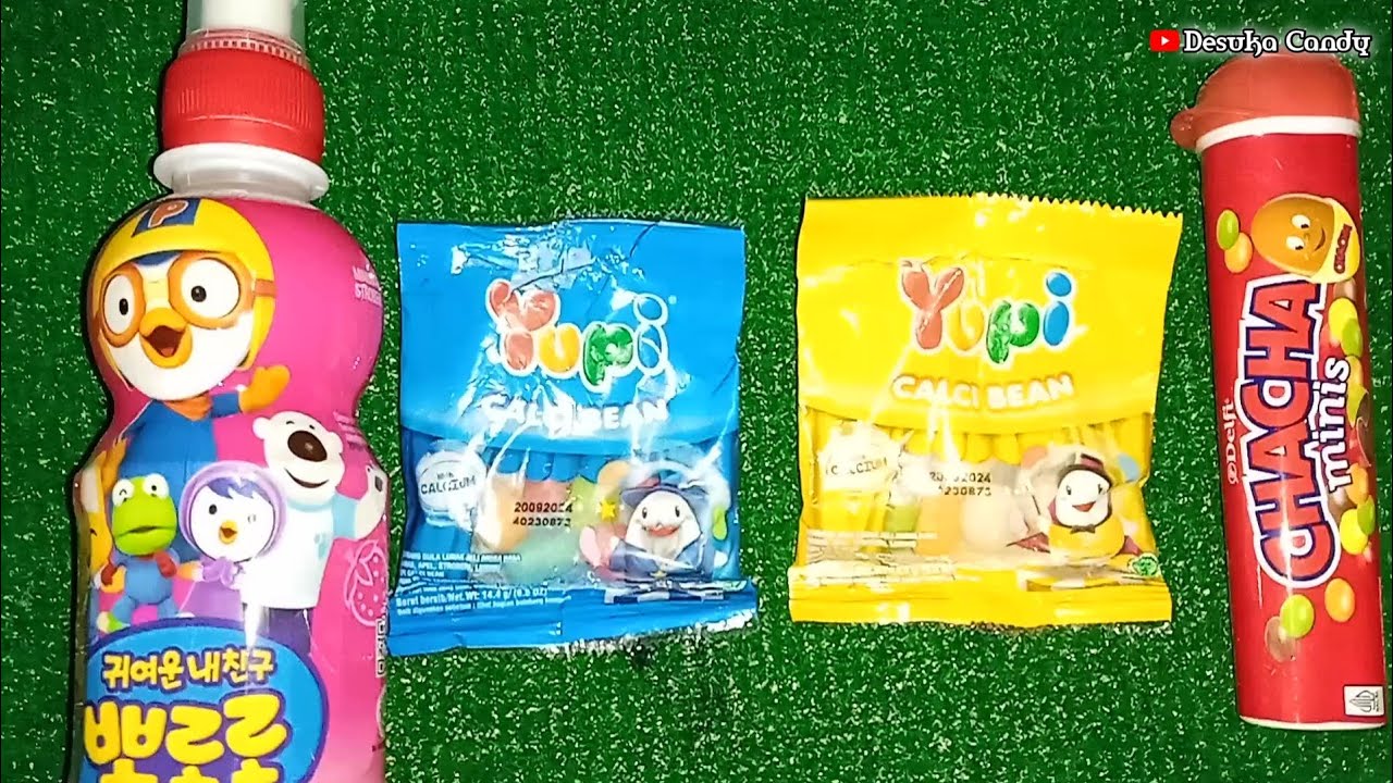 Lot's of Candies Pororo Milk Pink Yupi Calci Bean Blue Yupi Calci Bean ...