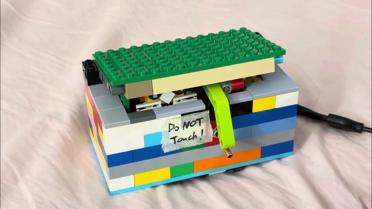 DO NOT TOUCH Useless box with Lego and Arduino - YouTube