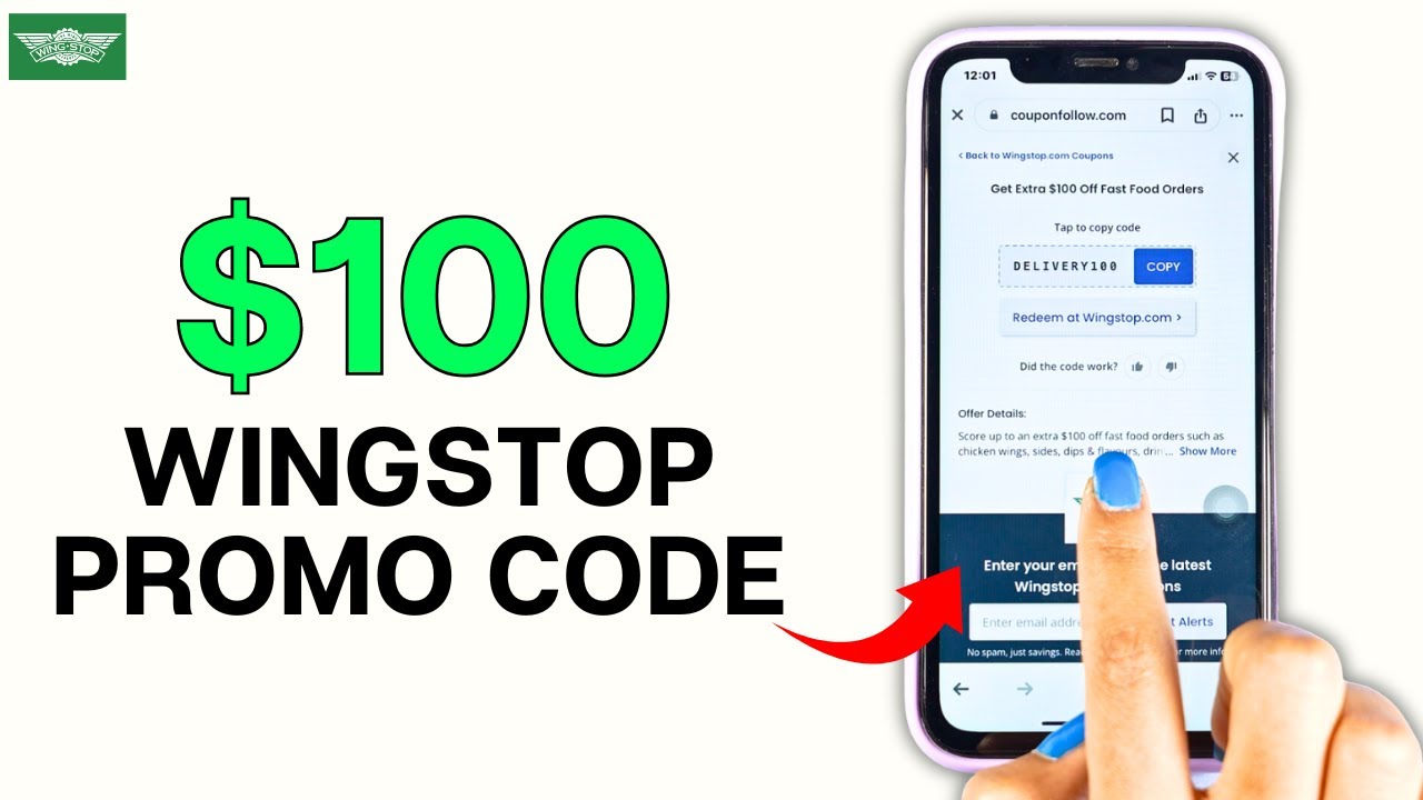 How To Get Working Wingstop Promo Code 2024 (WORKING PROMO CODE) - YouTube