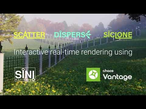 Interactive real-time rendering using SiNi and Chaos Vantage - YouTube