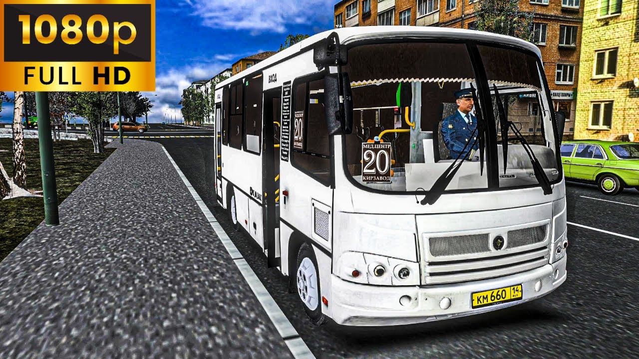 PAZ 3203 DRIVING | OMSI 2 GAMEPLAY [Steering Wheel] - YouTube