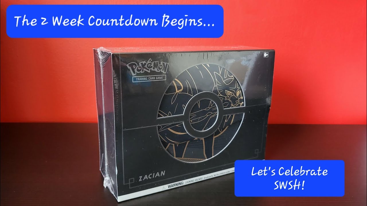 The 2 Week Countdown Starts Here... Opening a Zacian ETB+ - YouTube