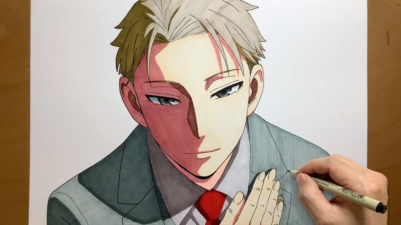 How to draw Loid Forger from SPY x FAMILY | SPY x FAMILY | step by step ...
