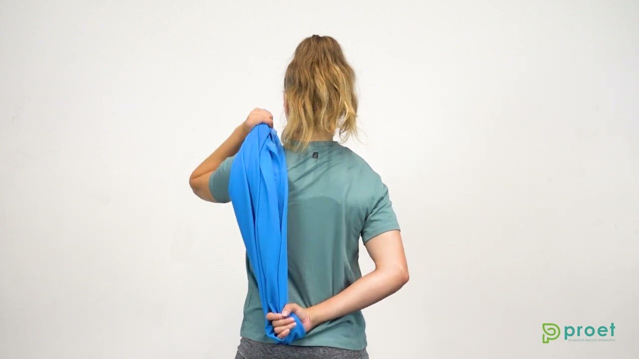 Estiramiento Del Hombro Con Rotación Interna