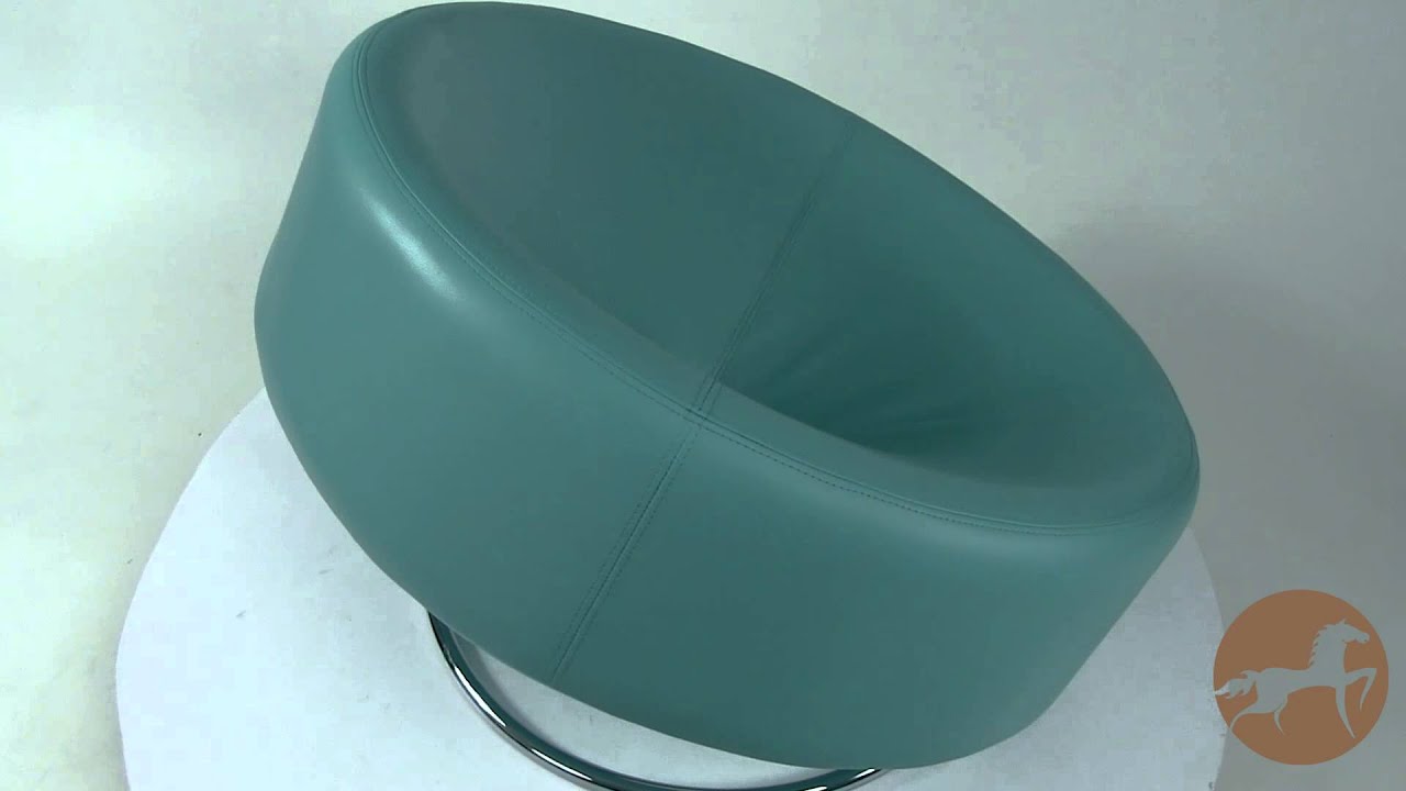 Modern Blue Donut Chair - YouTube