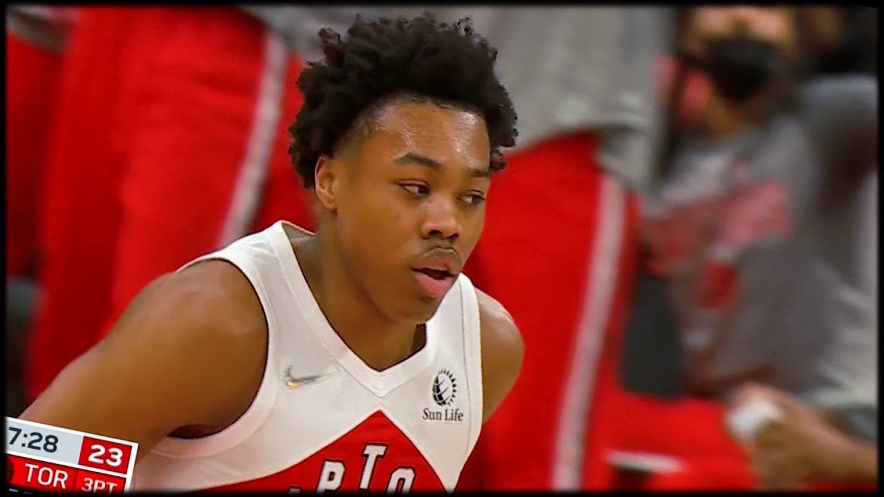 Scottie Barnes DROPS in the 3-Pointer - YouTube