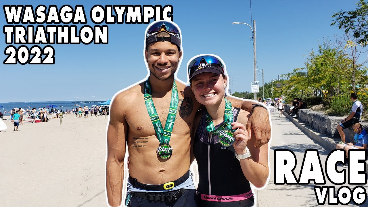 WASAGA BEACH OLMYPIC TRIATHLON 2022 || She had the fastest women's bike ...