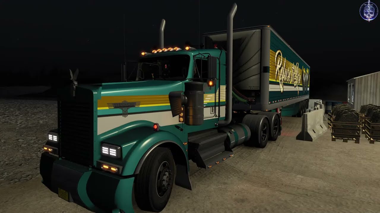 Custom Peterbilt 389 | ATS Multiplayer gameplay - YouTube