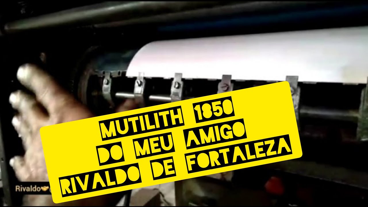 Multilith 1850 final - YouTube