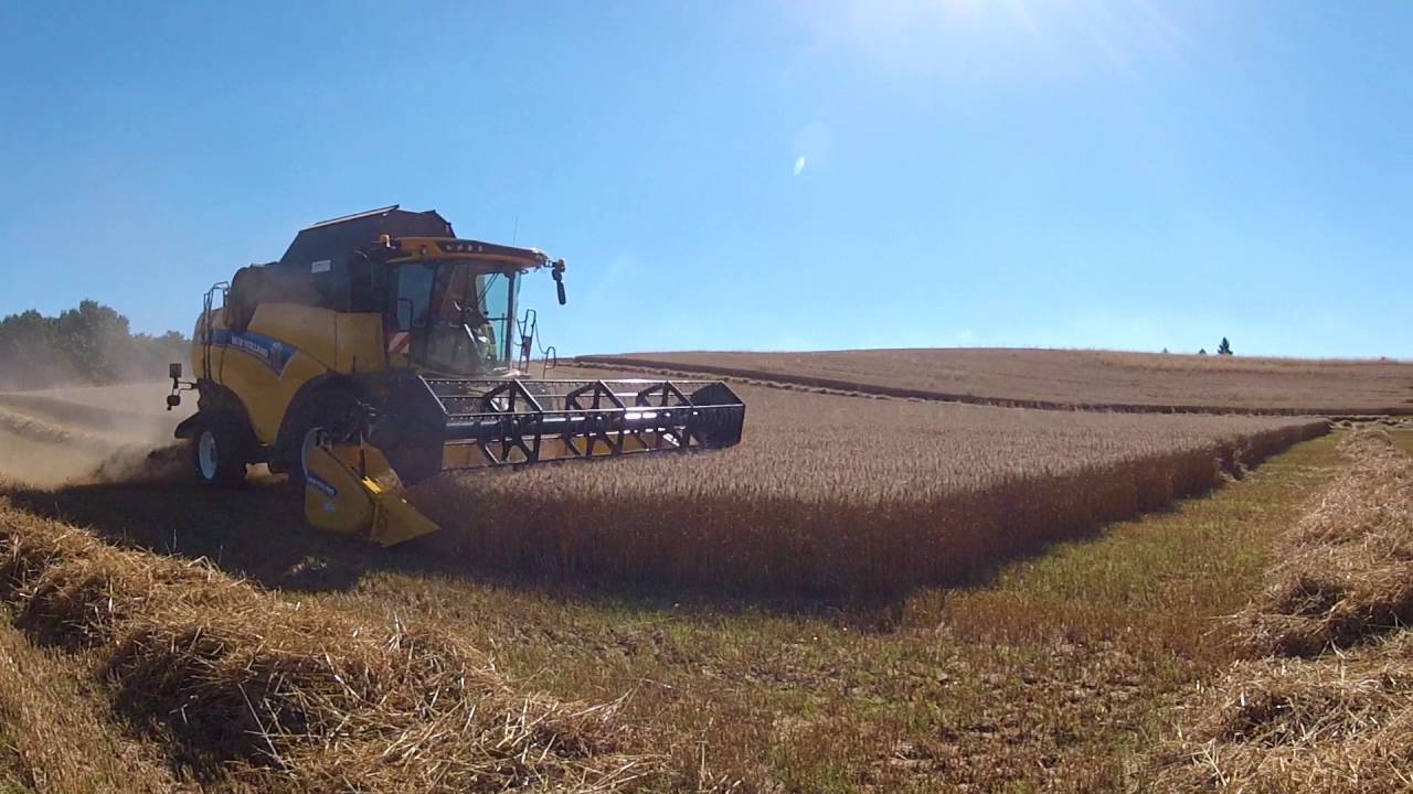 Démonstration New Holland CX 7.80 - Jean BOUVIER SAS - YouTube