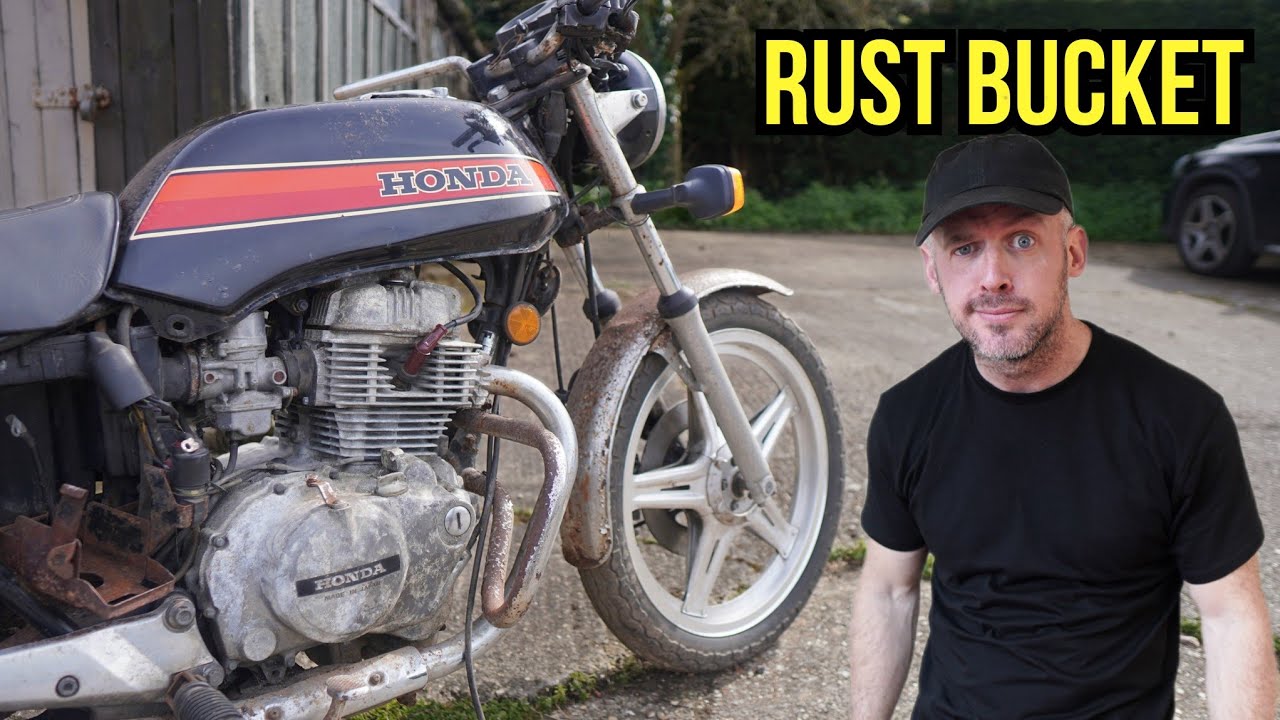 REBUILDING MY ABANDONED HONDA CB250 | RUST BUCKET - YouTube
