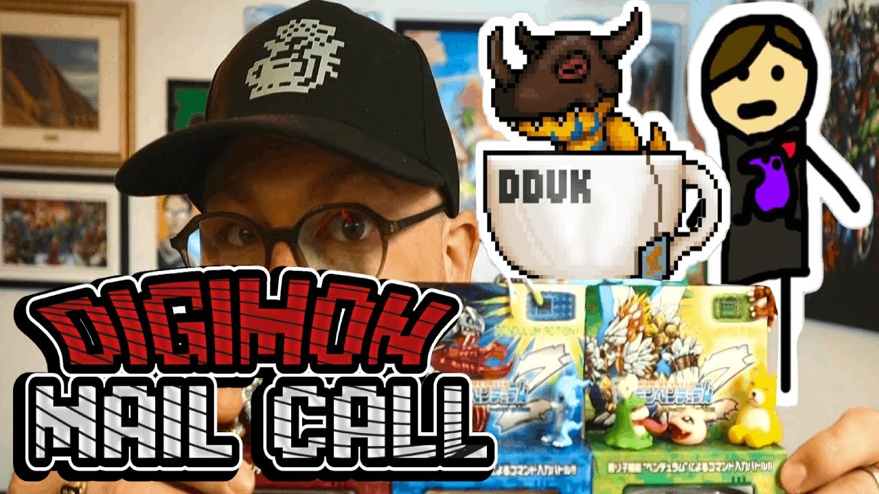 DigiMail: Unboxing Digimon Pendulum Zs, Figurines & Stickers! - YouTube