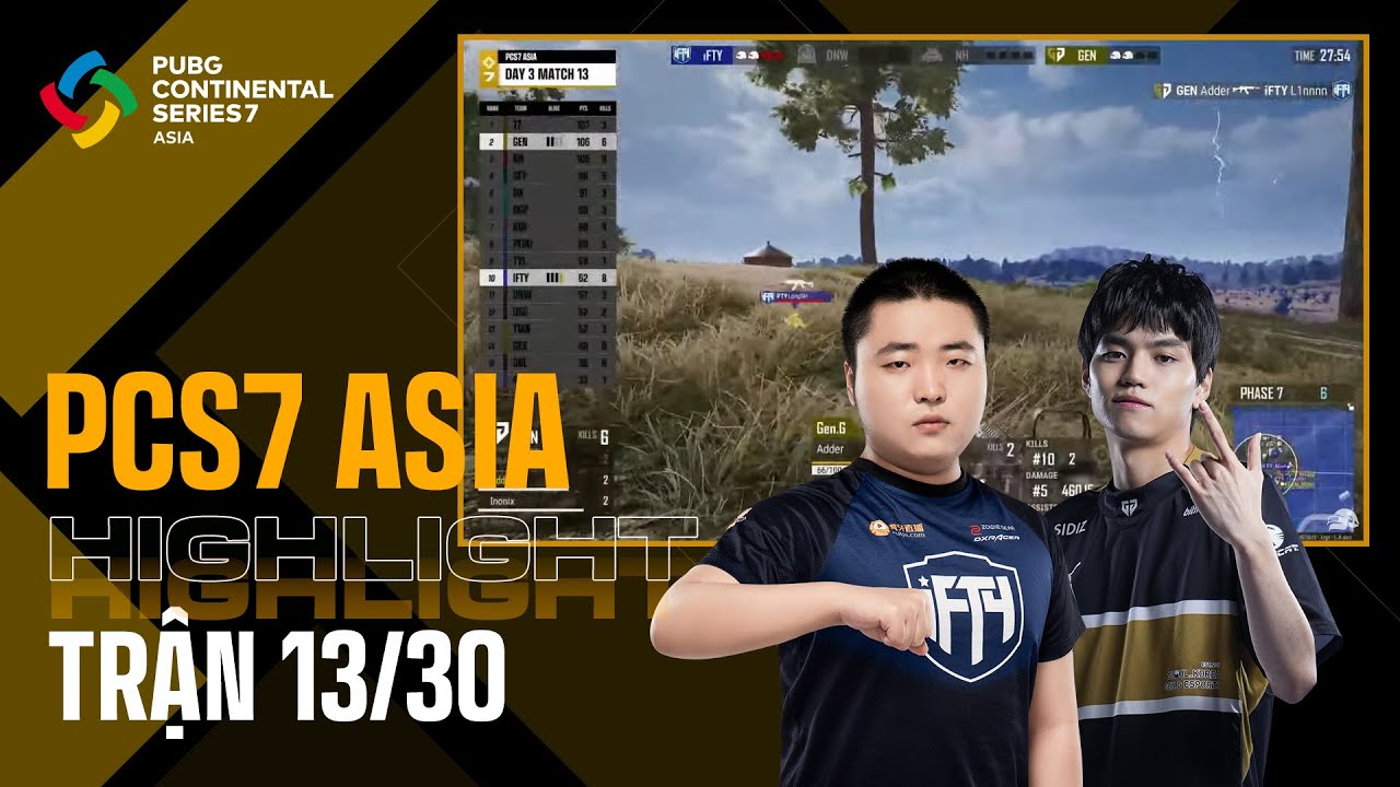 [HIGHLIGHT PCS7 ASIA] Trận 13: iFTY 2vs4 mãn nhãn - Bộ đôi Adder & Inonix xử lý đỉnh cao tại bo ...
