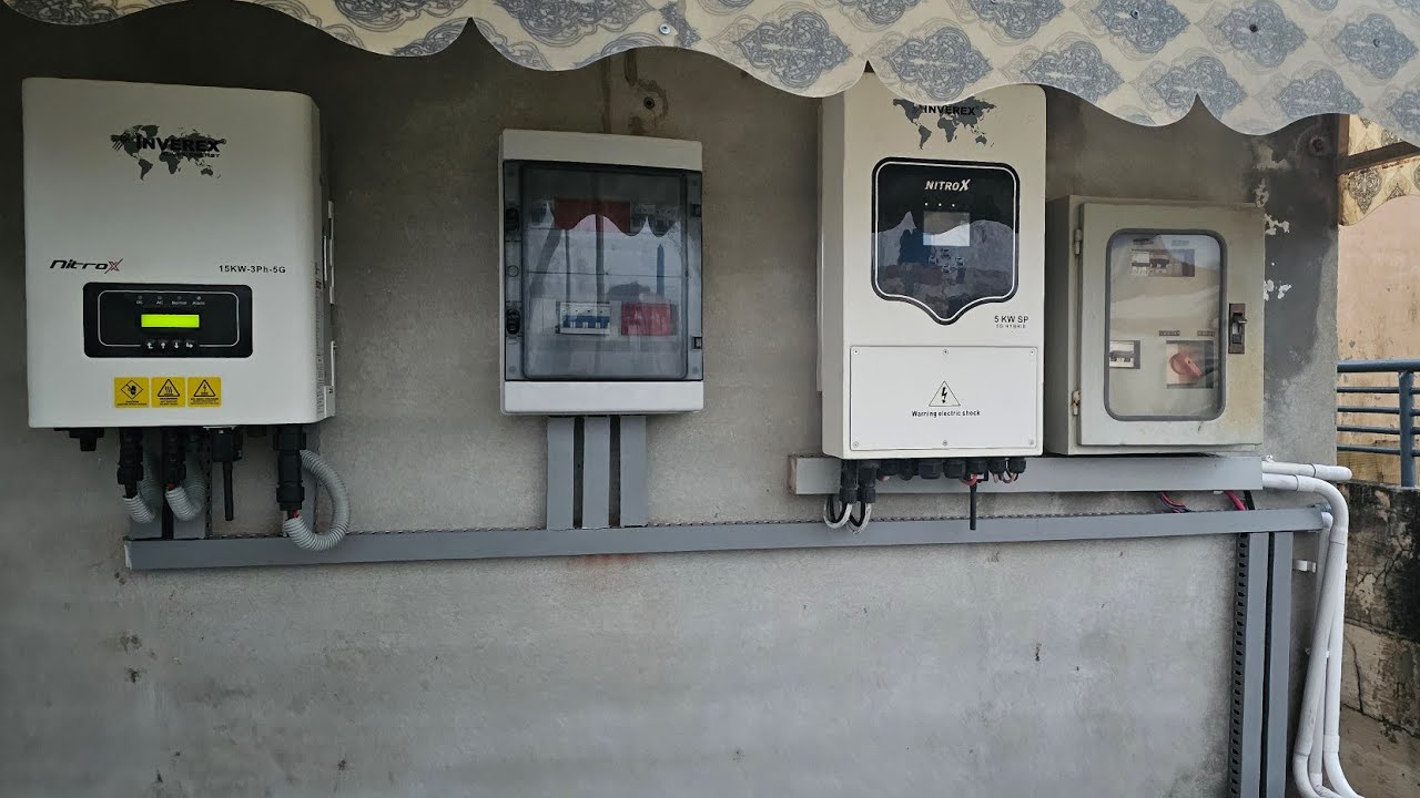 20 kw solar system Hybrid on grid solar system with uplifted solar ...