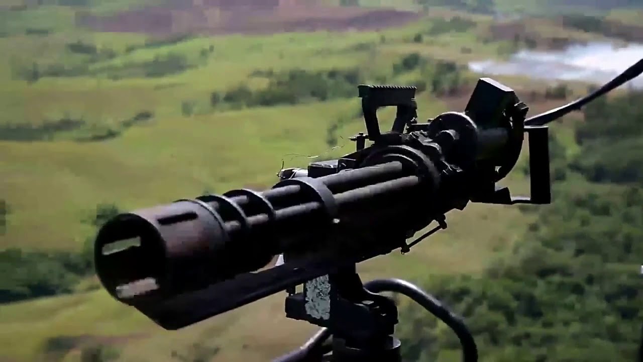 Monstrously Powerful Machine Gun, M134 GAU-17 Gatling Gun Tactical ...