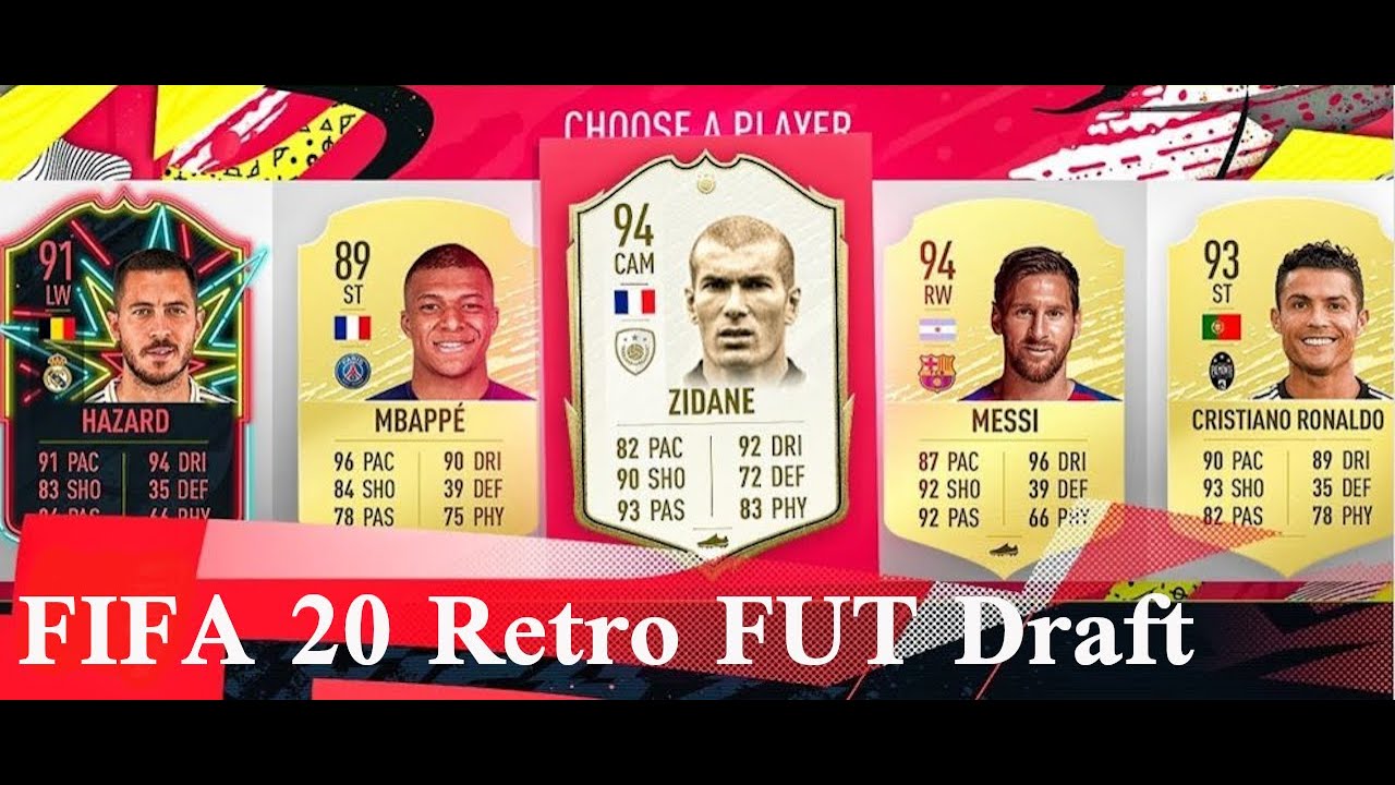 Retro Fifa 20 FUT DRAFT! - YouTube