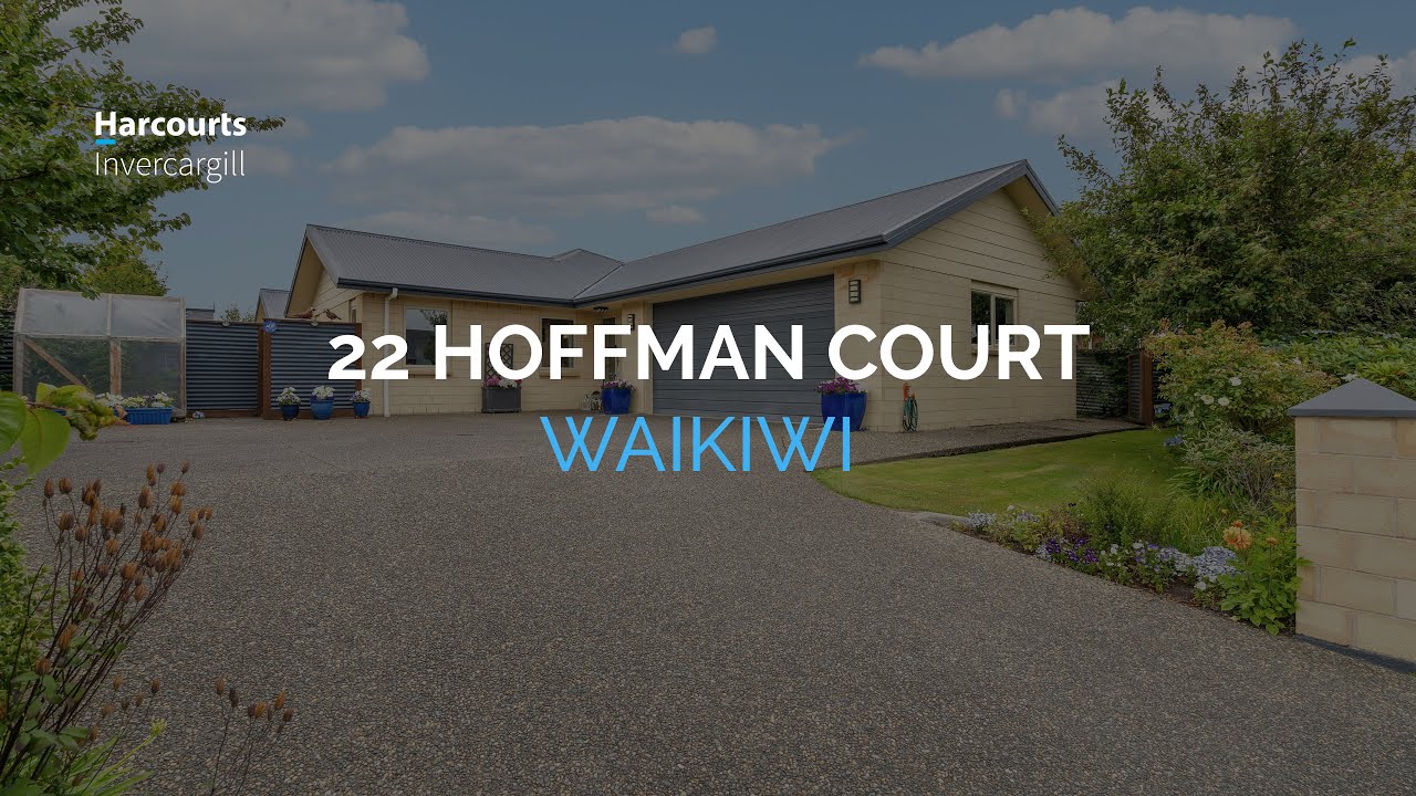 FOR SALE - 22 Hoffman Court, Waikiwi - Harcourts Invercargill - YouTube