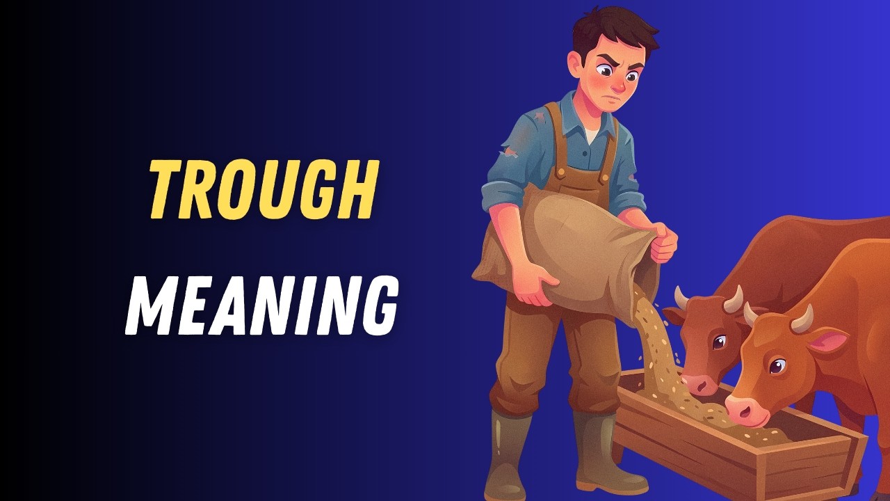 Trough Meaning in English | Trough Explained Simply with Examples - YouTube