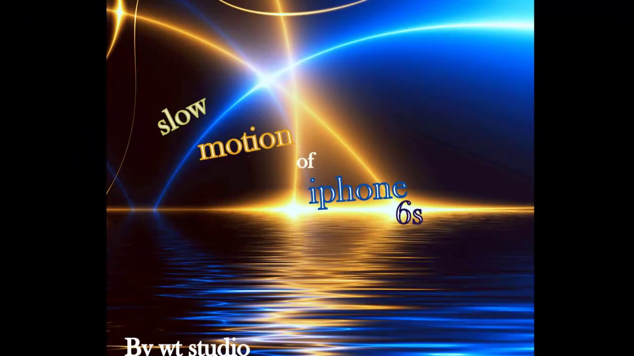 slow motion of apple iphone 6s+ - YouTube