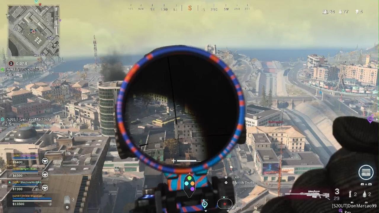 WarZone sky sniping - YouTube